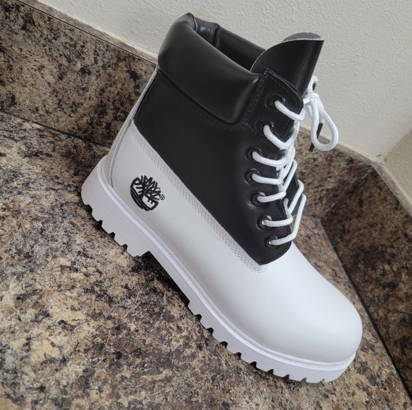 Timberland | Shoes | Brand New Timberland Boots Black Fashion Custom ...